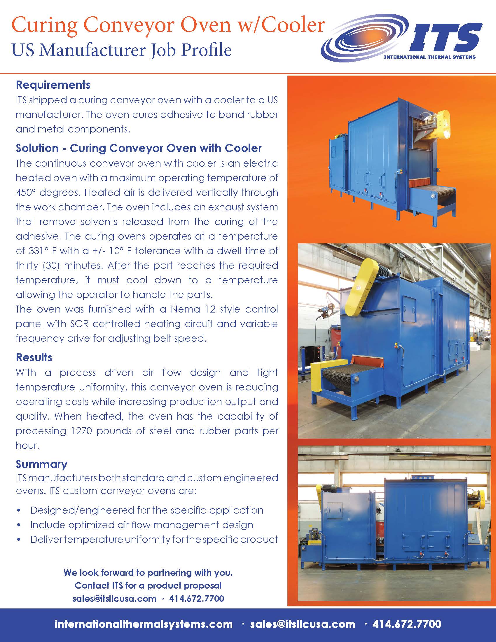 Industrial Conveyor Ovens - International Thermal Systems